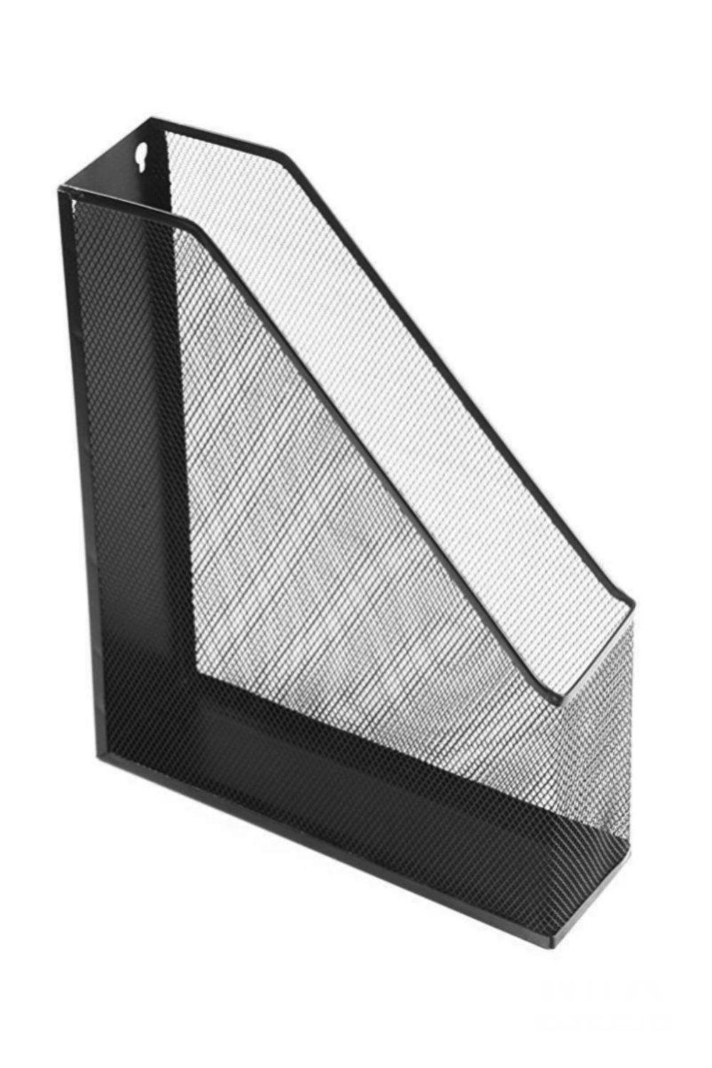 PORTA REVISTA ARAMADO OR5071 PRETO BRW UND - Papelmax Papelaria