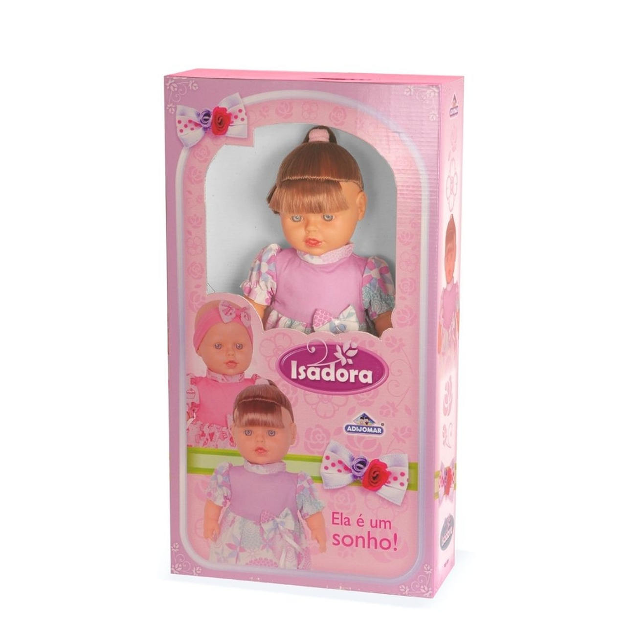BONECA ISADORA BEBÊ - ADIJOMAR - Papelmax Papelaria